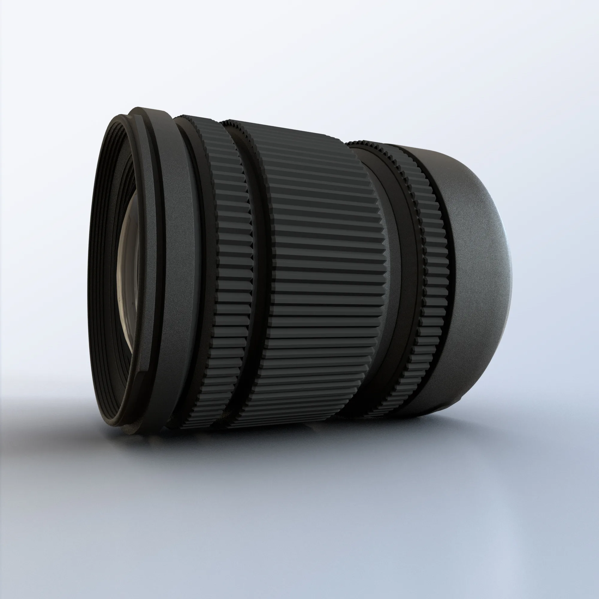 Camera Lens 3D Model | Content Browser
